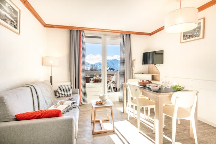 Pierre&vacances-studio 4 Pers-alcôve-sud-rénové - L'Alpe d'Huez