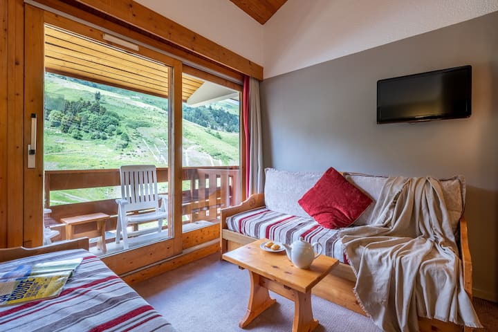 Pierre&vacances-appart 6 Pers-1 Chambre-1coin Nuit - Méribel