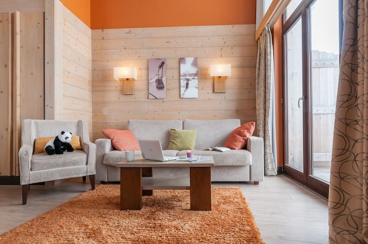 Pierre&vacances-appart 6 Pers - 2 Chambres-balcon - Châtel