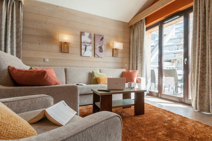 Pierre&vacances-appart 10 Pers - 4 Chambres-balcon - Morzine
