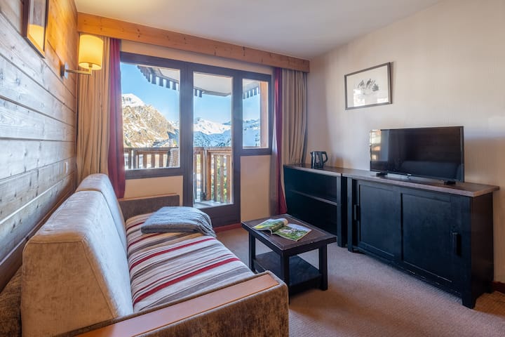 Pierre&vacances-appart 6pers-1 Chambre-1 Coin Nuit - Morzine
