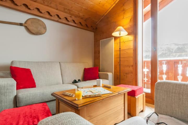 Pierre&vacances-appart 7 Pers-2 Chambres-mezzanine - Les Carroz d'Arâches