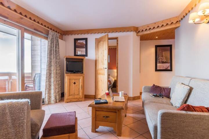 Pierre&vacances-appart 7 Pers- 2 Chambres + Alcôve - Mâcot-la-Plagne