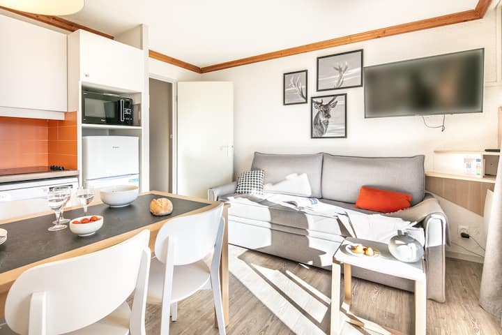 Pierre&vacances-app 6 Pers-1 Chb-alcôve-sud-rénové - L'Alpe d'Huez