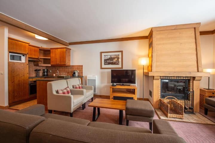 Pierre&vacances-appart 10 Pers-4 Chambres-piscine - Peisey-Nancroix
