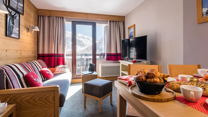 Pierre&vacances-appart 4 Pers - 1 Chb-vue Montagne - Val-d'Isère