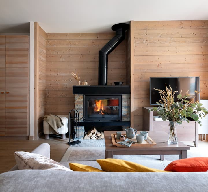 Pierre&vacances-appart 6 Pers-2 Chb-cheminée-sauna - Saint-Martin-de-Belleville