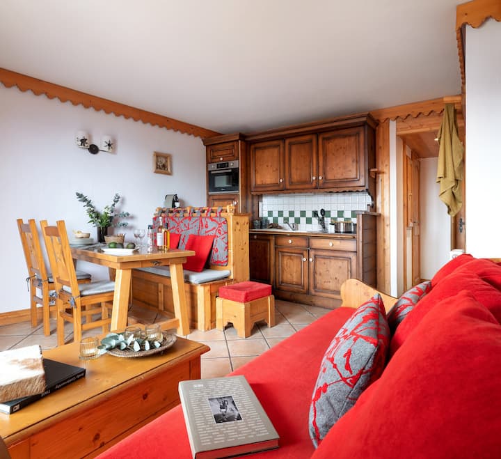 Pierre&vacances-apt 6 P-2 Ch-vue Montagne-balcon - Peisey-Nancroix