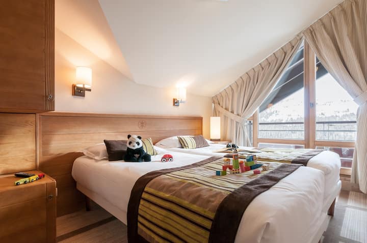 Pierre&vacances-app 6 Pers-2ch-vue Montagne - Les Carroz d'Arâches