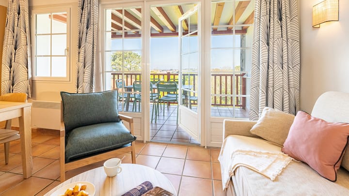 Pierre&vacances-appart 6pers-1 Chambre-1 Coin Nuit - Hendaye