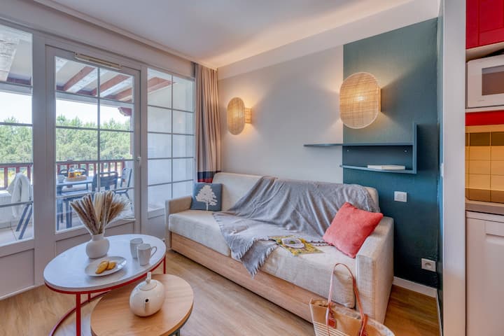 Pierre&vacances-studio 4 Pers-1 Coin N-rénové - Biscarrosse
