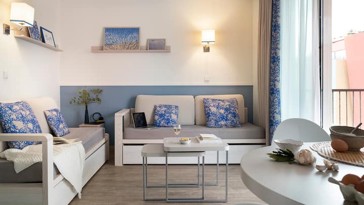 Pierre&vacances-app 4 Pers-1 Chambre-terrasse-clim - Antibes