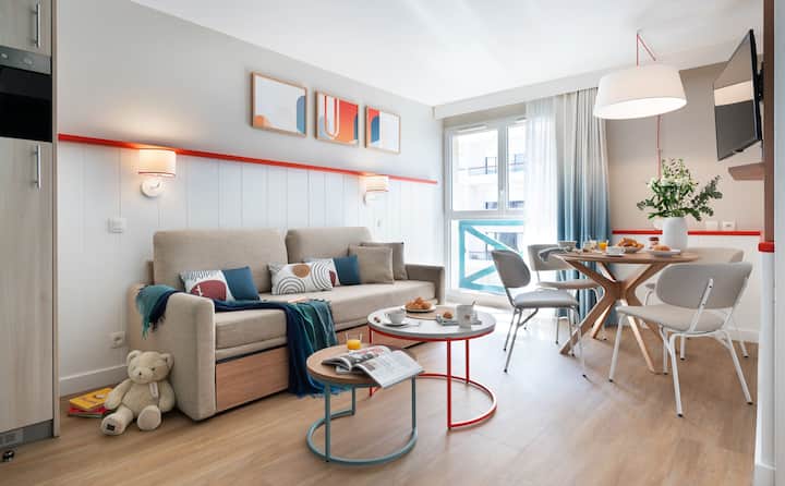 Pierre&vacances-appartement 4 Pers - 1 Ch - Rénové - Biarritz