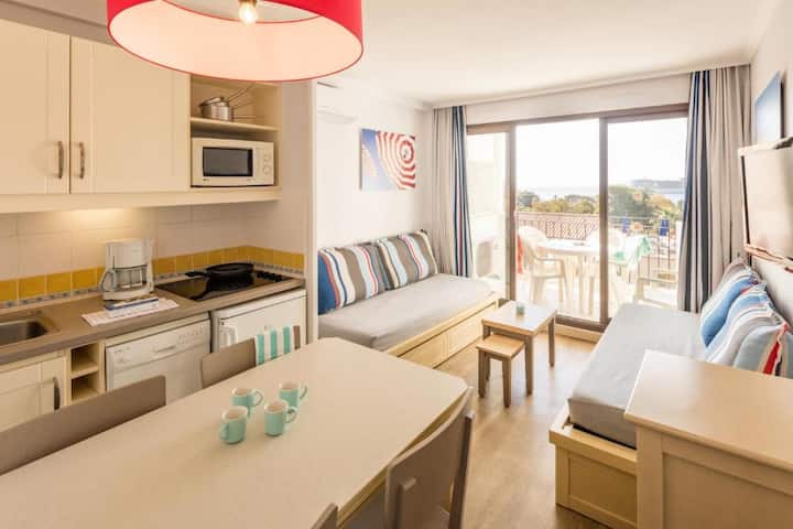 Pierre&vacances-app 4 Pers-terrasse Ou Balcon-clim - Plage Cros Dei Pin