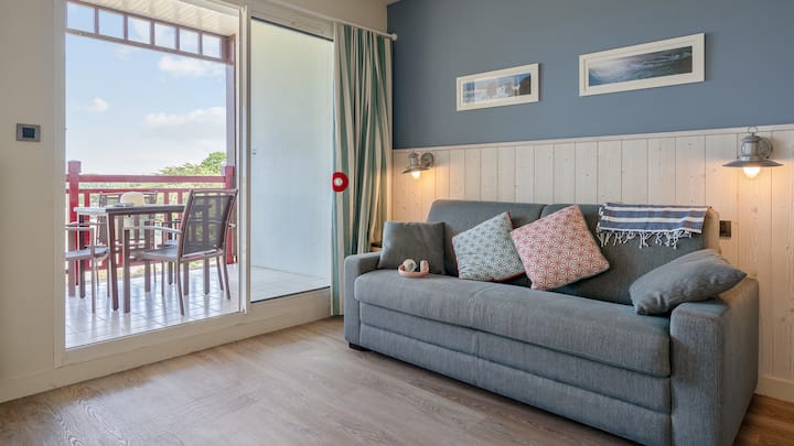 Pierre&vacances-app4pers-1 Chambre-balcon-spacieux - Le Pouliguen