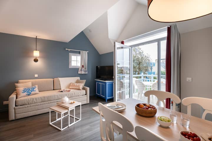 Pierre&vacances-app 8 Pers-terrasse/balcon-rénové - Guilvinec