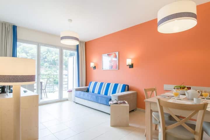 Pierre&vacances-app 6 Pers-2 Chambres-climatisé - Menton