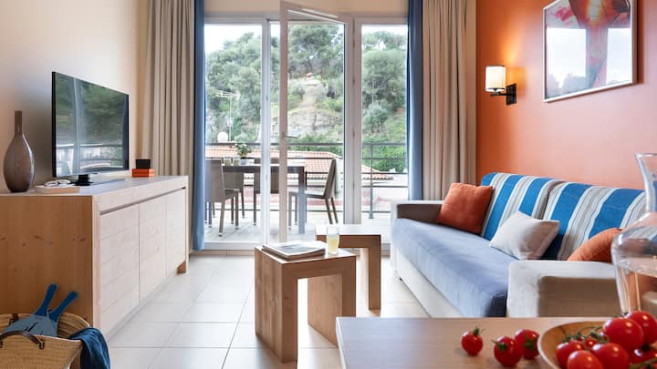Pierre&vacances-app 6 Pers-2 Chambres-climatisé - Roquebrune-Cap-Martin