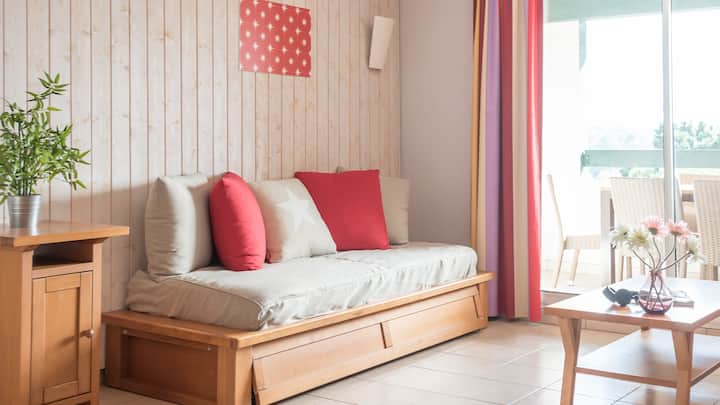 Pierre&vacances-appart 7 Pers-1 Ch-alcôve-vue Golf - Vieux-Boucau-les-Bains