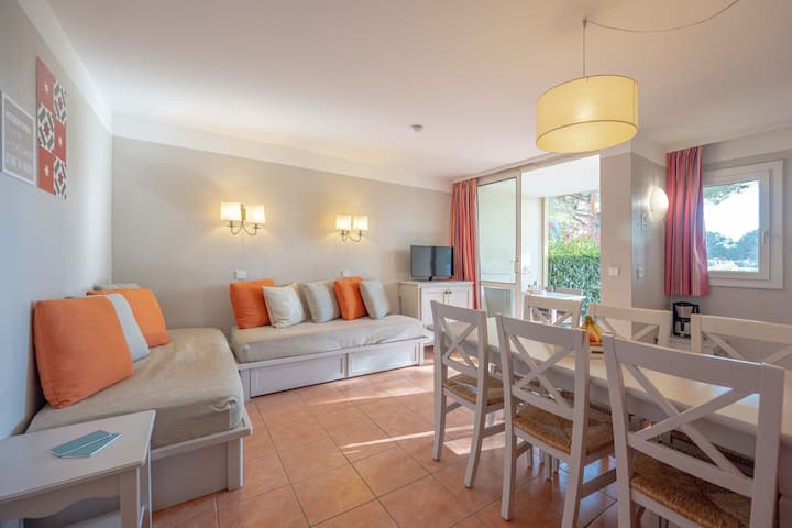 Pierre&vacances-appart 6 Personnes-terrasse/balcon - Mandelieu-la-Napoule
