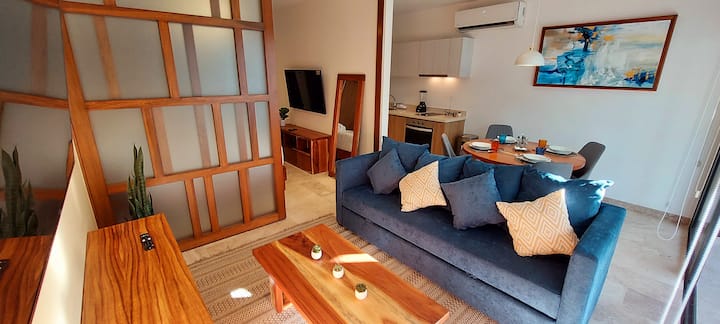 Nice 1 Bedroom, Quiet, Close To 5th Av. - プラヤ・デル・カルメン