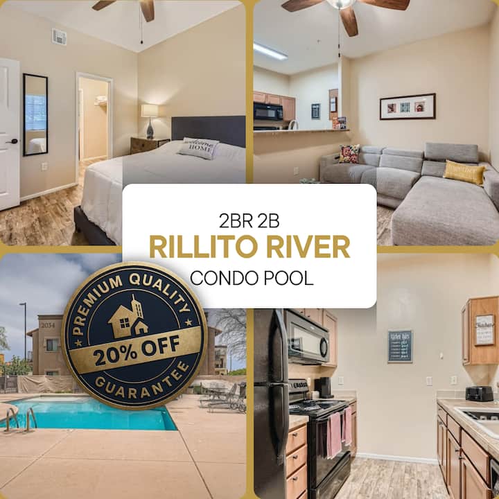 Radiant Full 2/br/apt W/pool! Next Shopping & Bars - 圖森