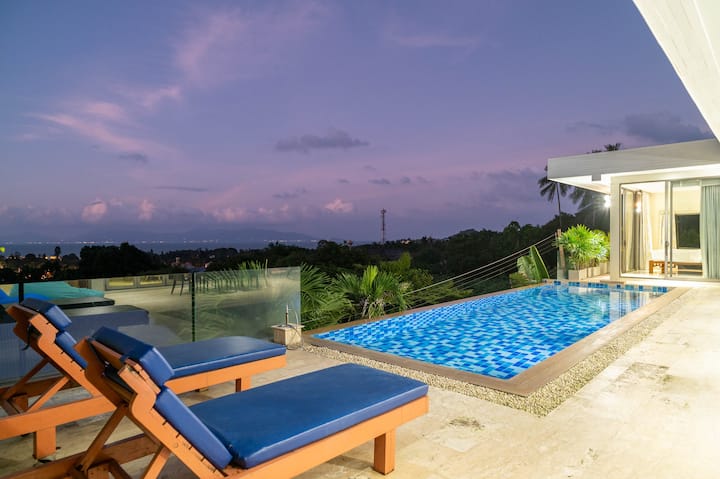 Victoire Villa 3br Sea View & Private Pool - Ko Samui