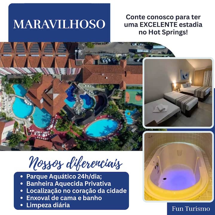 Hotel Maravilhoso, Banheira E Parq. Aquat.termal - Caldas Novas