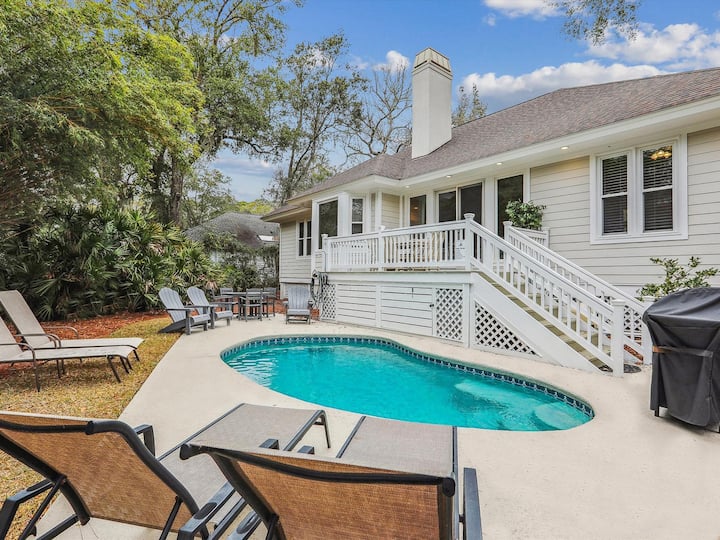 Beautiful Family Home With Private Pool - Hilton Head Island, SC