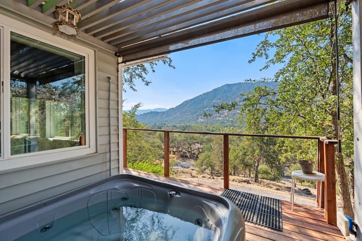 Mtn Views, Hot Tub, Outdoor Shower, 15m To Sequoia - Three Rivers, CA