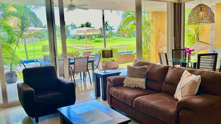 El Tigre: Luxury, Pool, Golf View And Near Beaches - Nuevo Vallarta