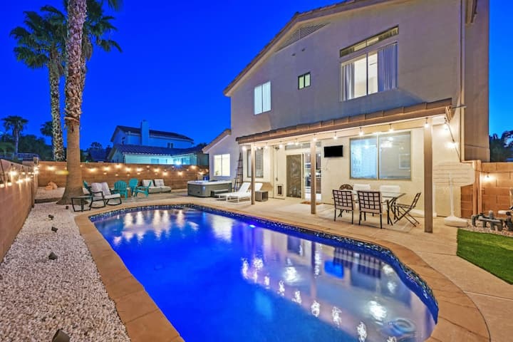 Henderson 4br Home • Pool & Hot Tub • Sleeps 10 - Boulder City, NV