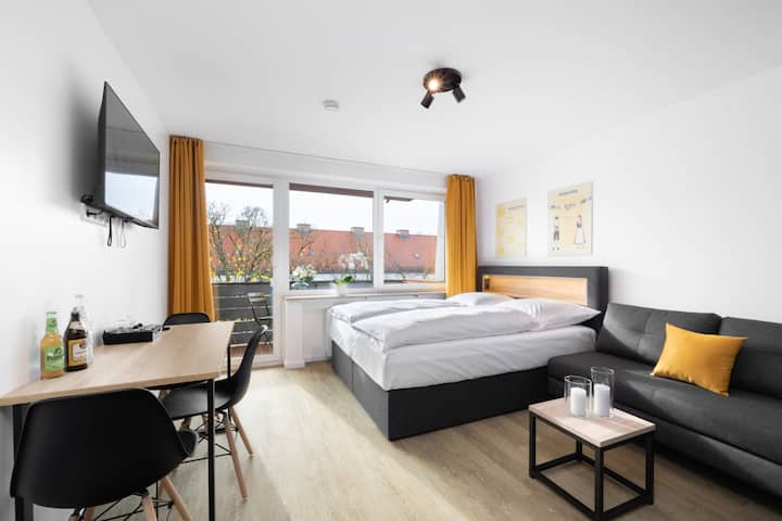 Homaris München Laim - Deluxe Apartment Balkon - Monachium