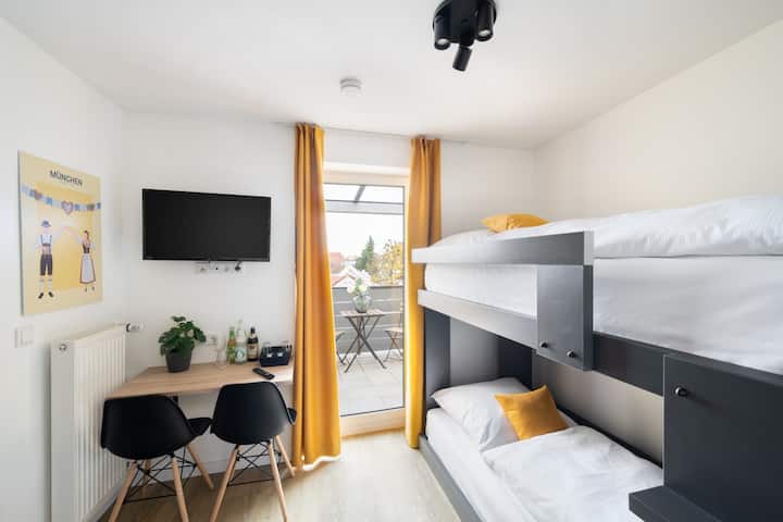 Homaris München Laim - Twin Apartment Balkon - München