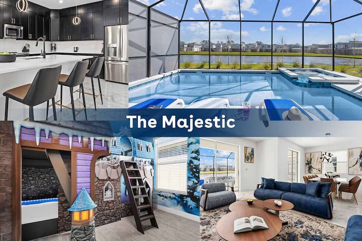 The Majestic | Castle Br, Pool, Mins To Universal - Orlando