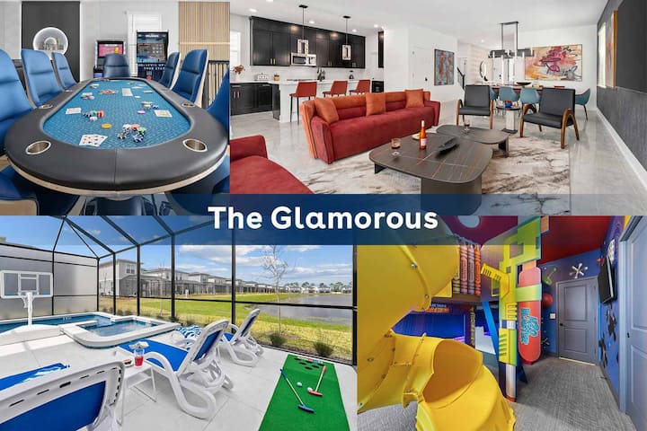 The Glamorous | Chic, Huge, Luxe Home On I-drive - Orlando, FL