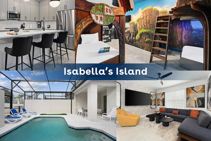 Isabella’s Island | Sea Theme Br, Pool, Near Airpt - オーランド