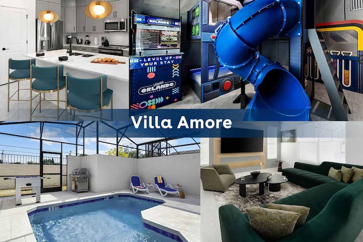 Villa Amore | New Home W Science Br, Mins To Parks - Orlando