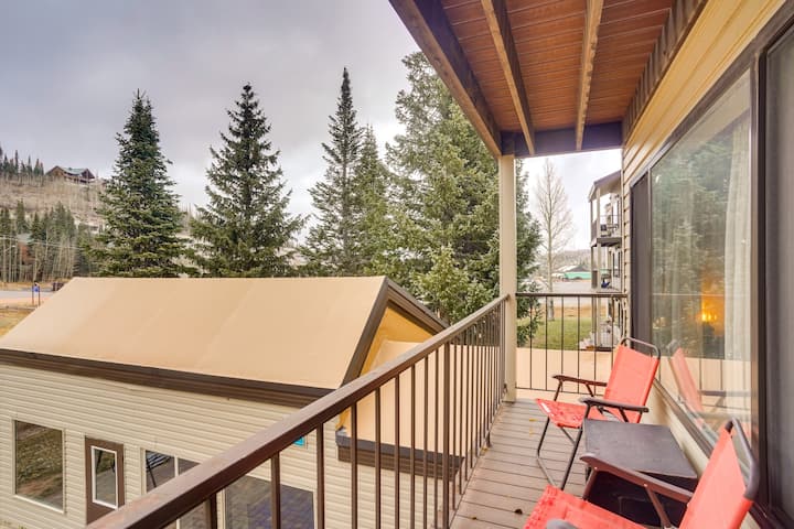 Brian Head Studio Condo W/ Balcony + Mountain View - ブライアン・ヘッド, UT