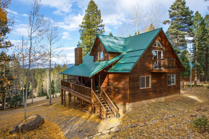 Cozy Cabin, 2 Kings, Wood Fp W/wood Incl, Foosball - Angel Fire, NM