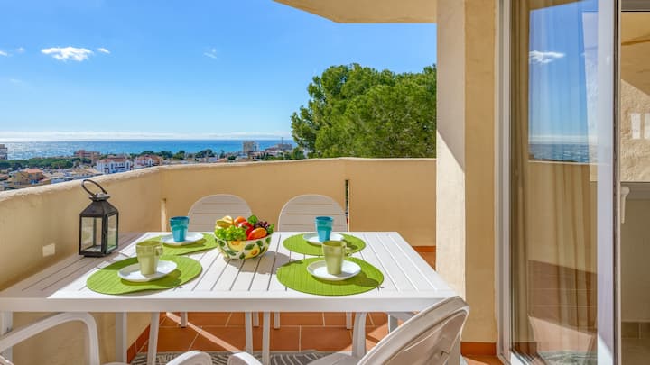 Riviera Gem: Stunning Sea View Terrace - Costa del Sol