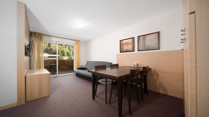 Appt 4/6 Pers Vue Montagnes, Skis Aux Pieds - Val d'Allos