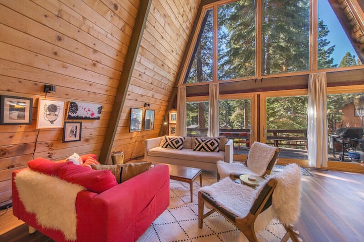 Large Deck, Short Drive To Beach- A Frame Of Mind - Tahoe City, CA