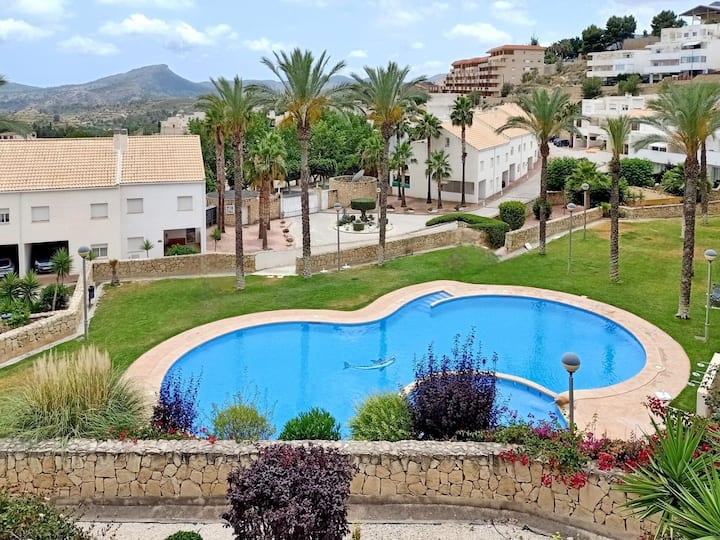 Bungalow à Alicante Avec Piscine Et Terrasse - Relleu