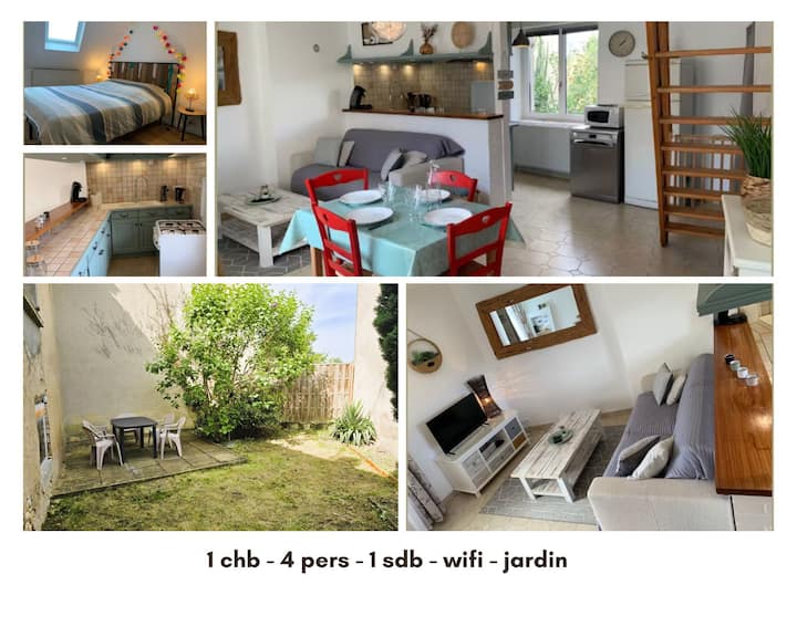 Maison Proche Du Lac-4 Pers-wifi-cour - Châteauroux