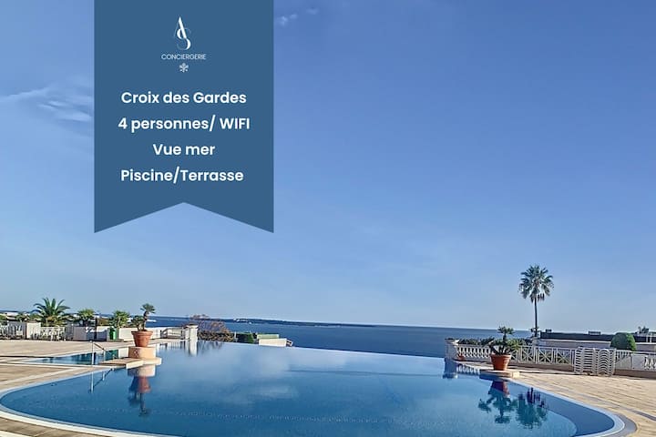 Le Francia * T2 30m2 * Piscine * Vue Mer - Cannes