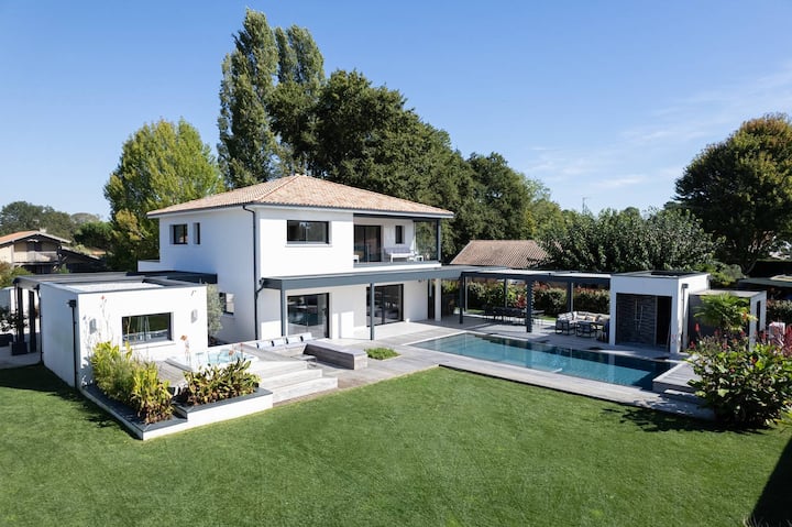 Villa Palawan Avec Piscine Chauffée, Spa Et Sauna - Hossegor