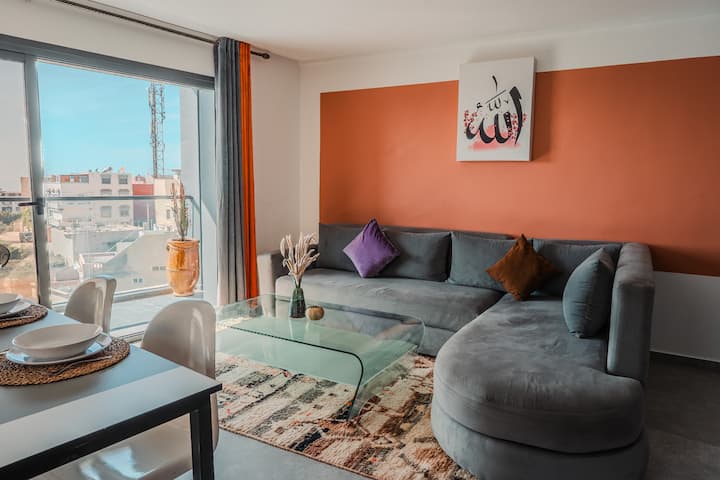 La Petite Palmeraie - Apt 8 -  Rooftop & Jacuzzi - Taghazout
