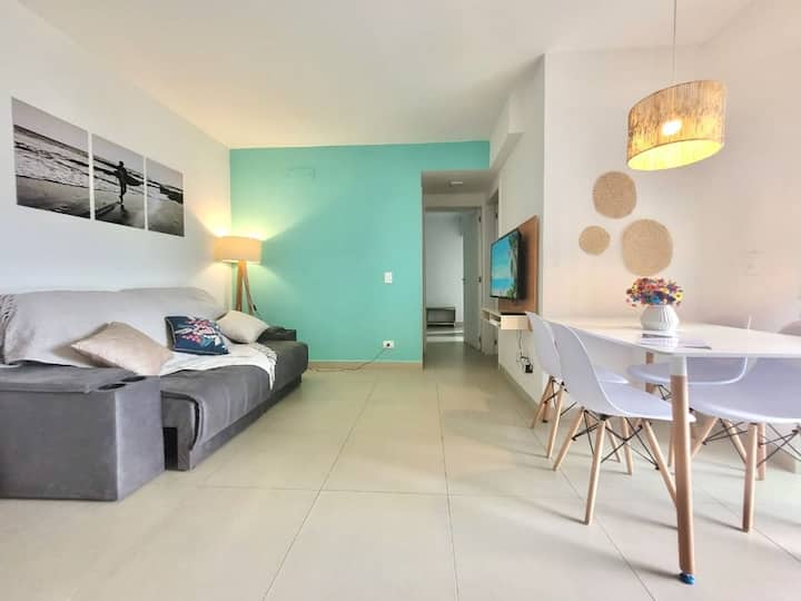 105_apartamento Charmoso C/ Ac Moderno E Completo - Ubatuba