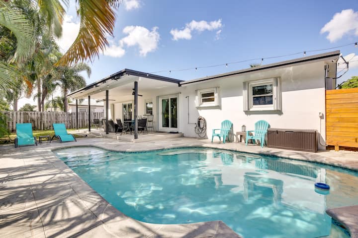 Heated Pool & Fenced Yard: Pompano Beach Home - Pompano Beach, FL